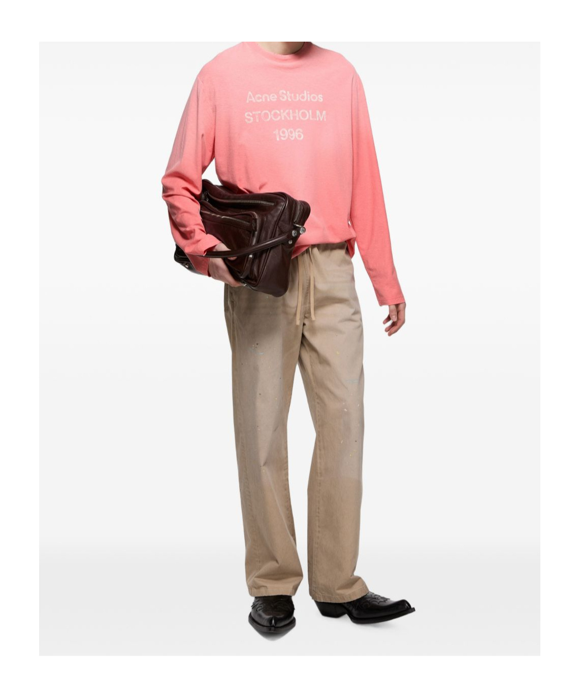 ACNE STUDIOS Acne Studios Sprayed 1996 Logo T-Shirt